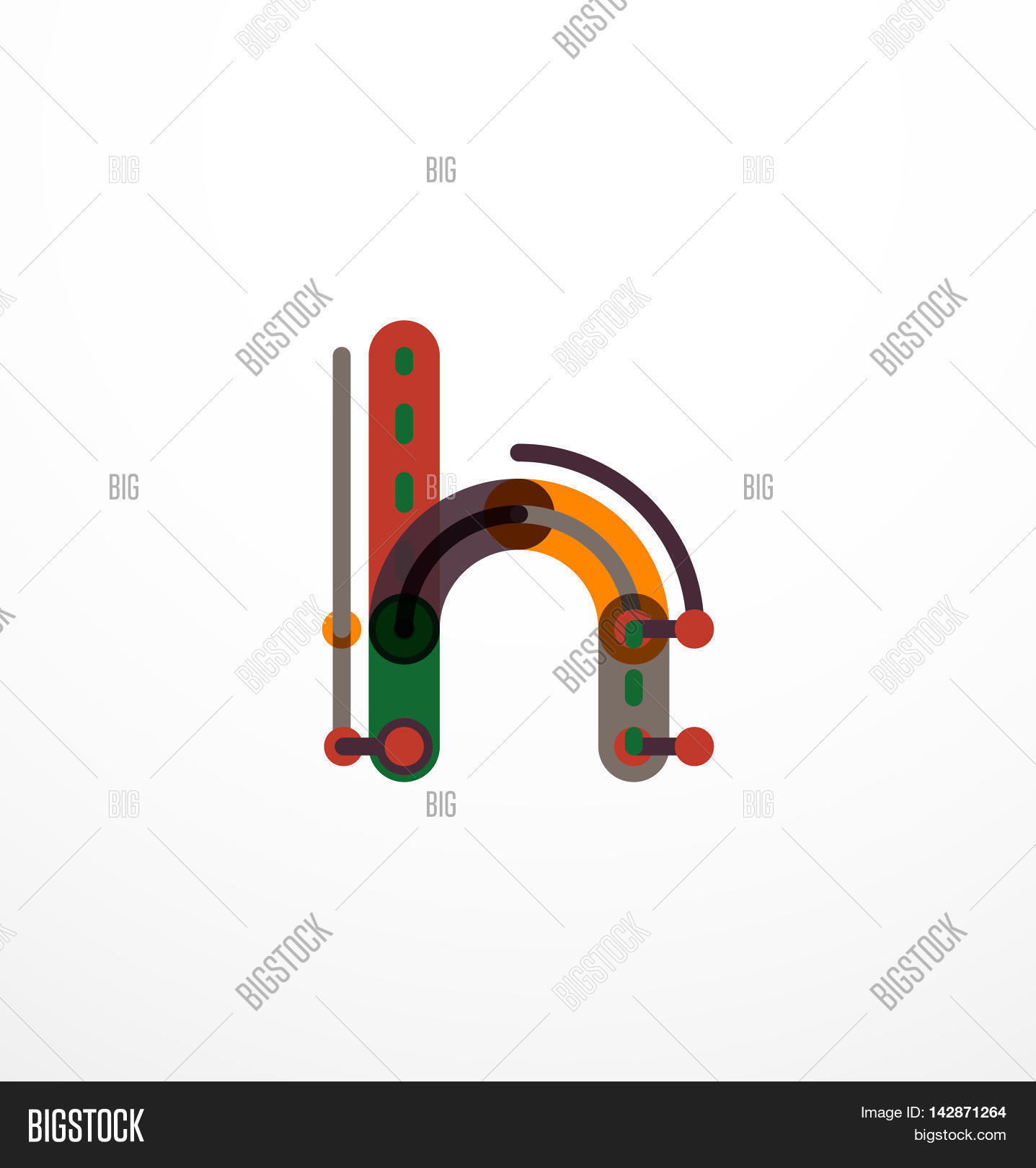 Cartoon Linear Letters Image & Photo (Free Trial) | Bigstock