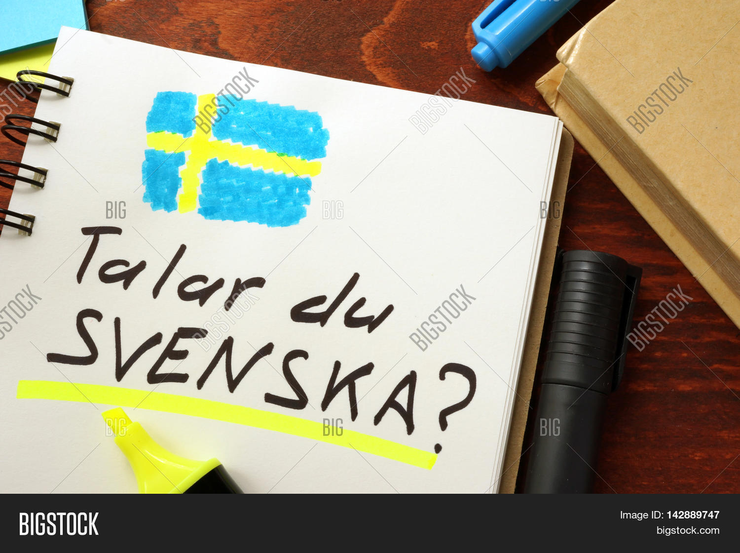 Learn Swedish Written Image & Photo (Free Trial) | Bigstock