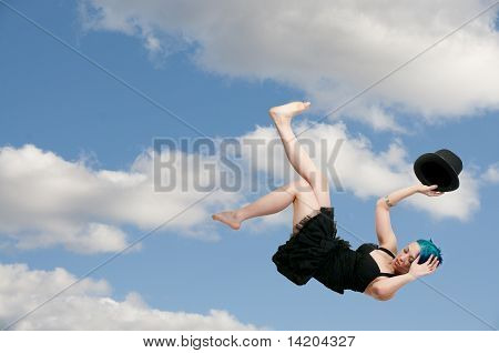 Falling Woman Wearing Image & Photo (Free Trial) | Bigstock