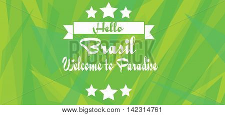 Hello Brasil Paradise Vector & Photo (Free Trial) | Bigstock