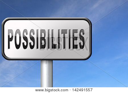 Possibilities Image & Photo (Free Trial) | Bigstock