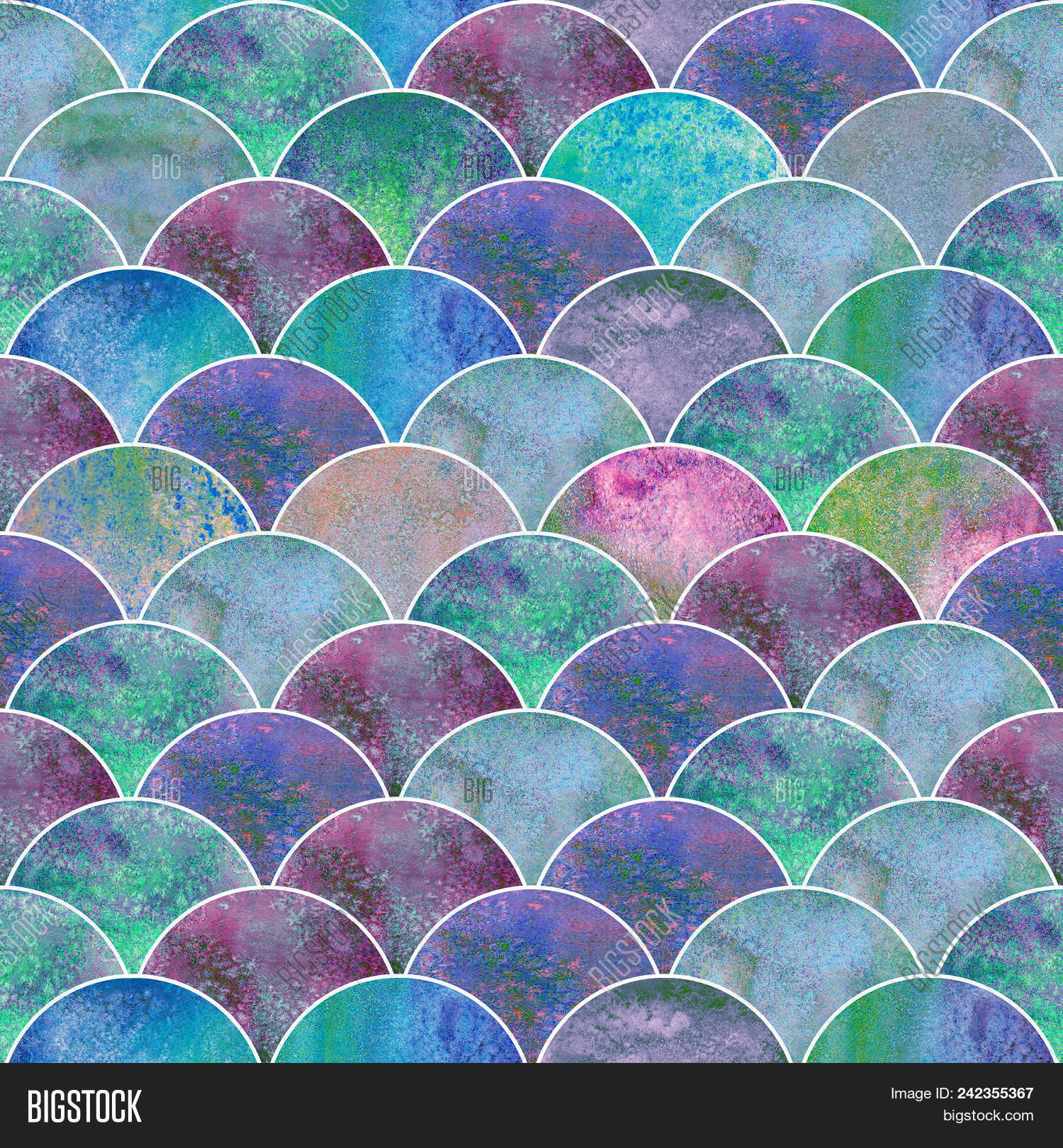 Fish Scale Ocean Wave Image & Photo (Free Trial) | Bigstock