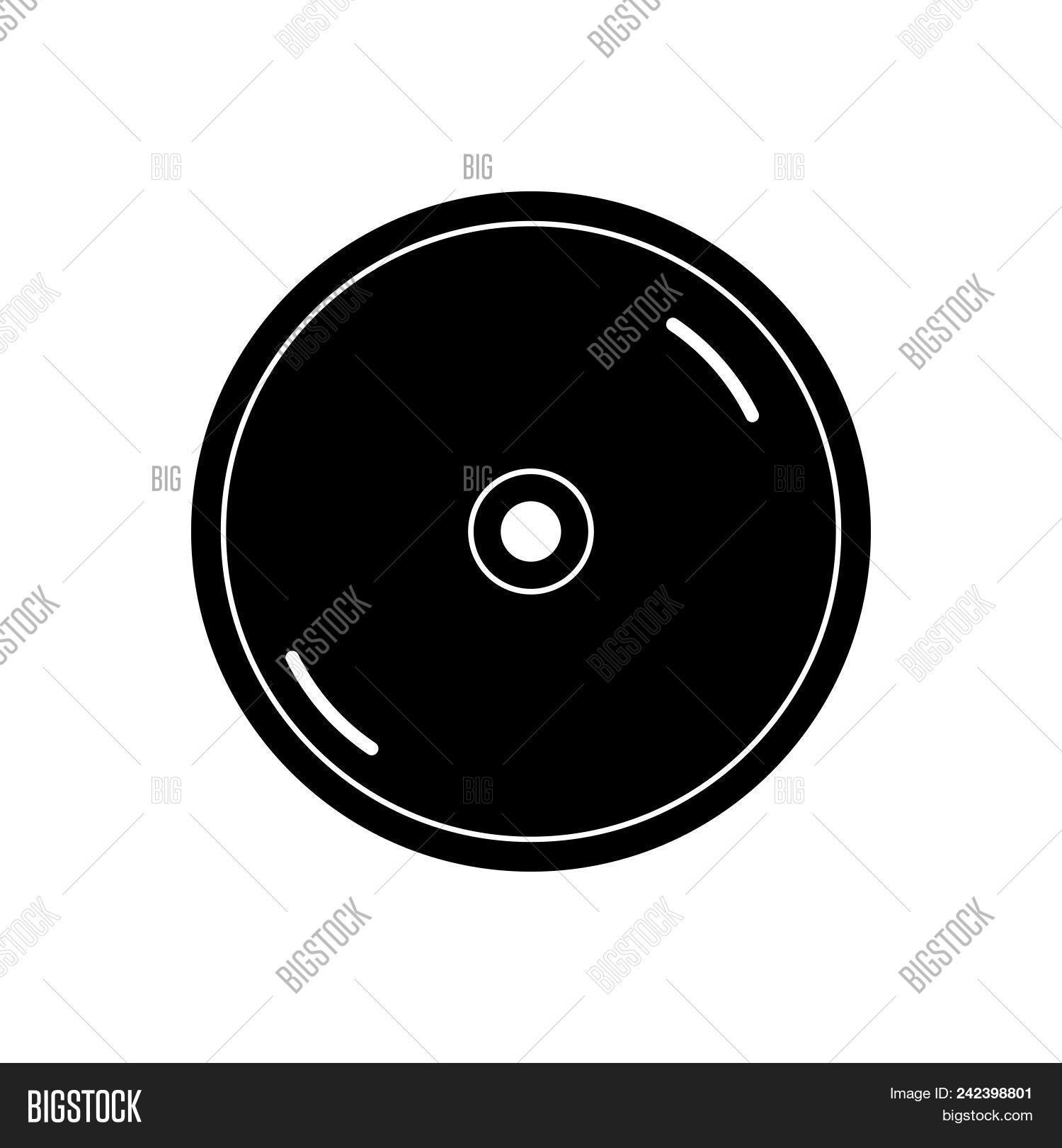Cd Disc Vector Icon Vector & Photo (Free Trial) | Bigstock