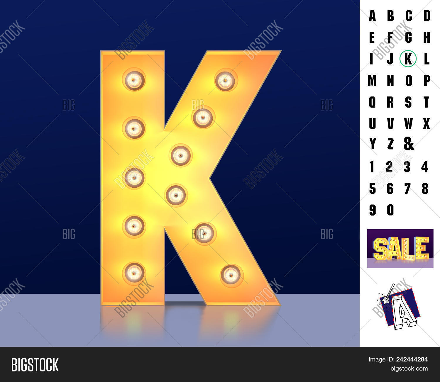 Letter K Alphabet. Image & Photo (Free Trial) | Bigstock