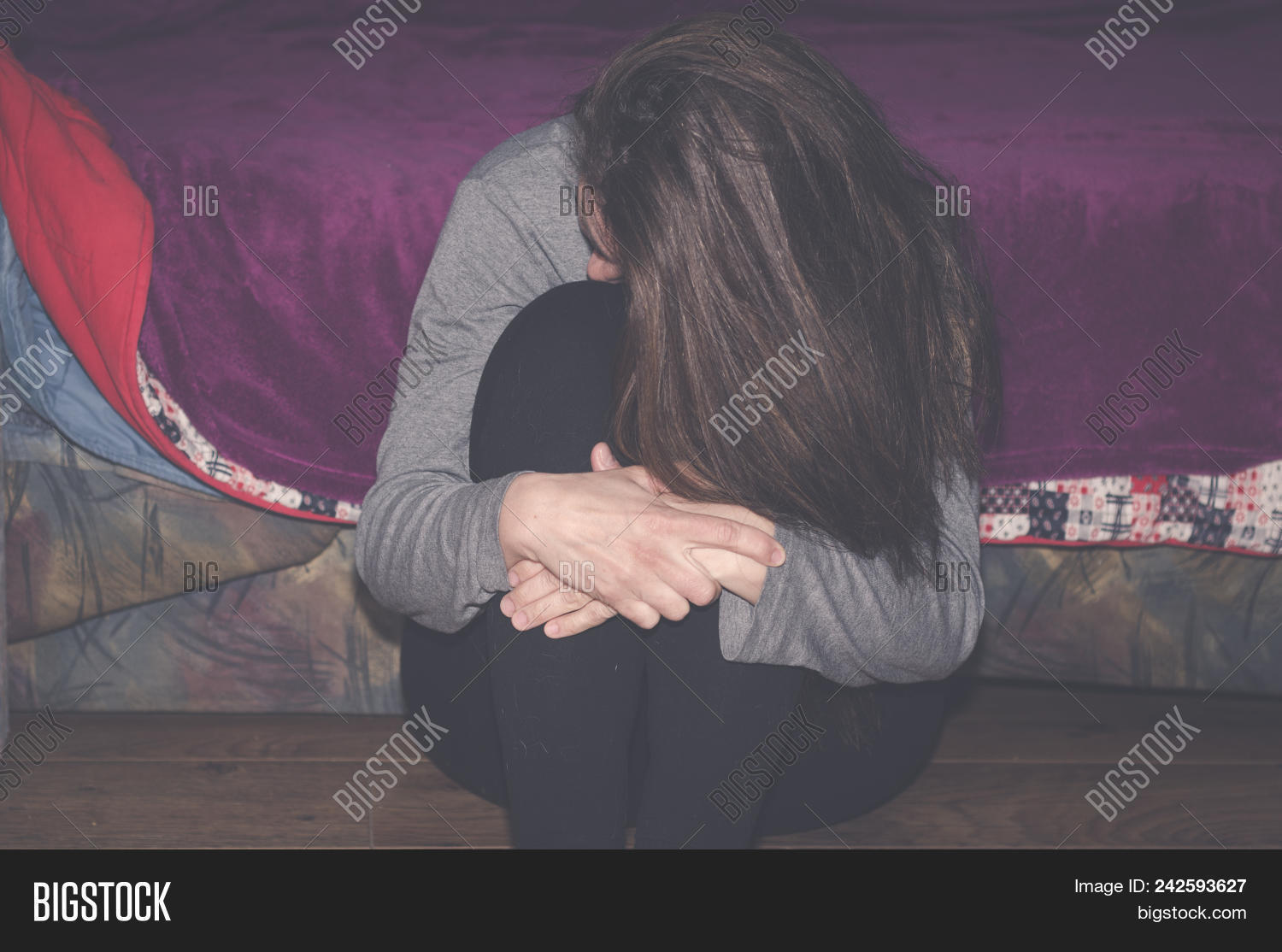 Lonely Girl Crying In Love