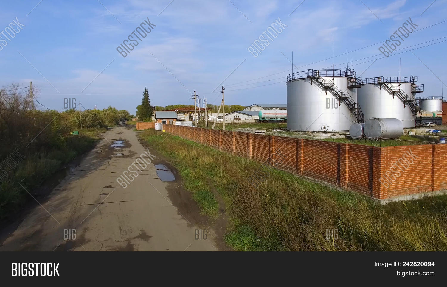 Aerial View White Fuel Image & Photo (Free Trial) | Bigstock