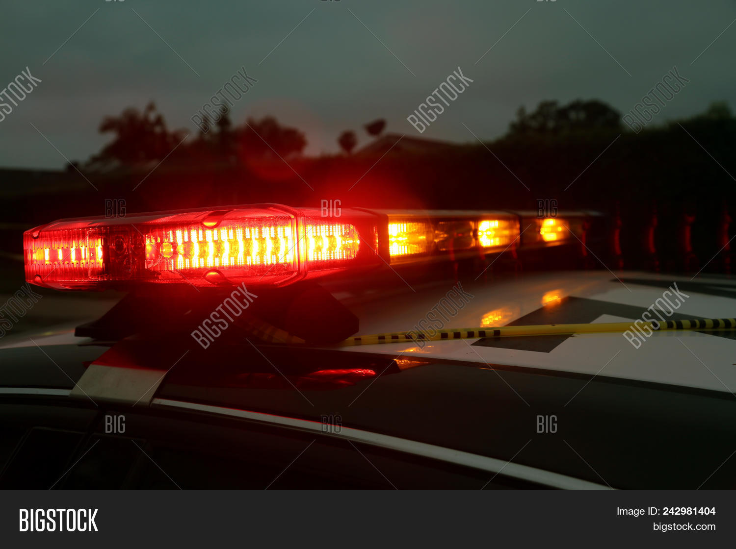 Police Car Light Bar. Image & Photo (Free Trial) | Bigstock Police Car Light Bar. Image & Photo (Free Trial) | Bigstock