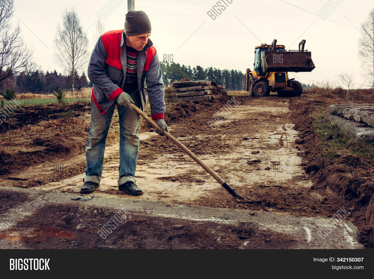 Excavator Clearing Image & Photo (Free Trial) | Bigstock