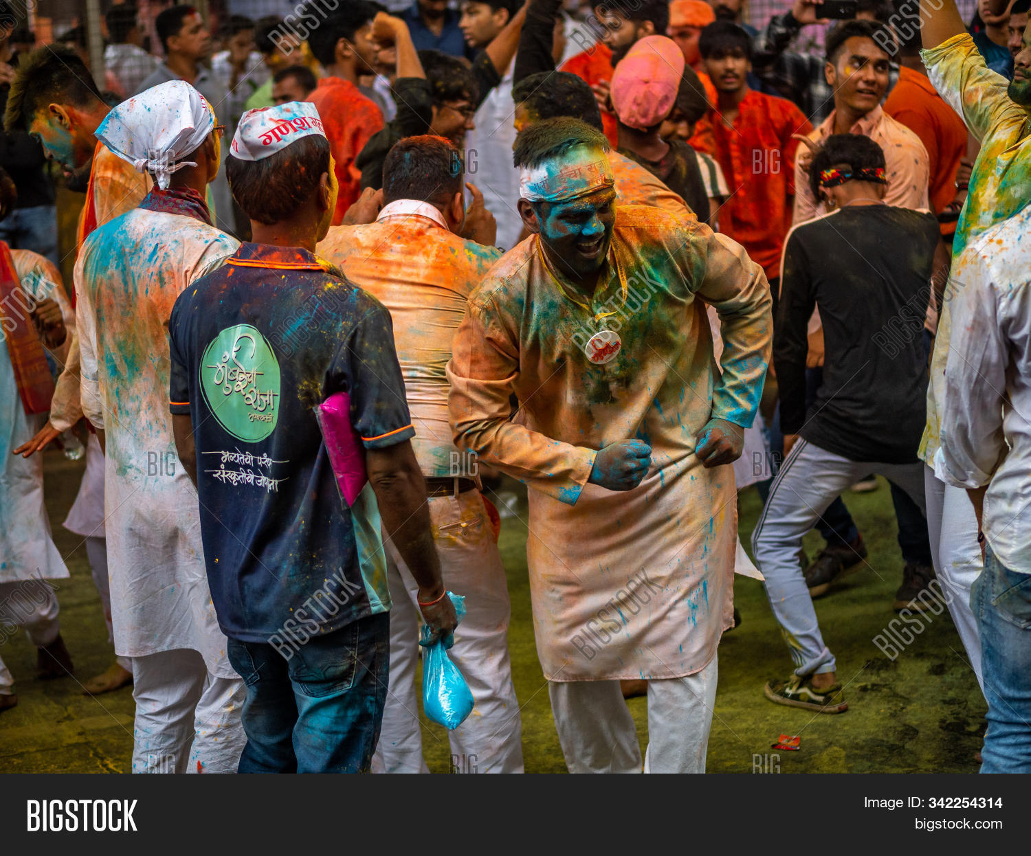 Devotees Dancing Bid Image & Photo (Free Trial) | Bigstock