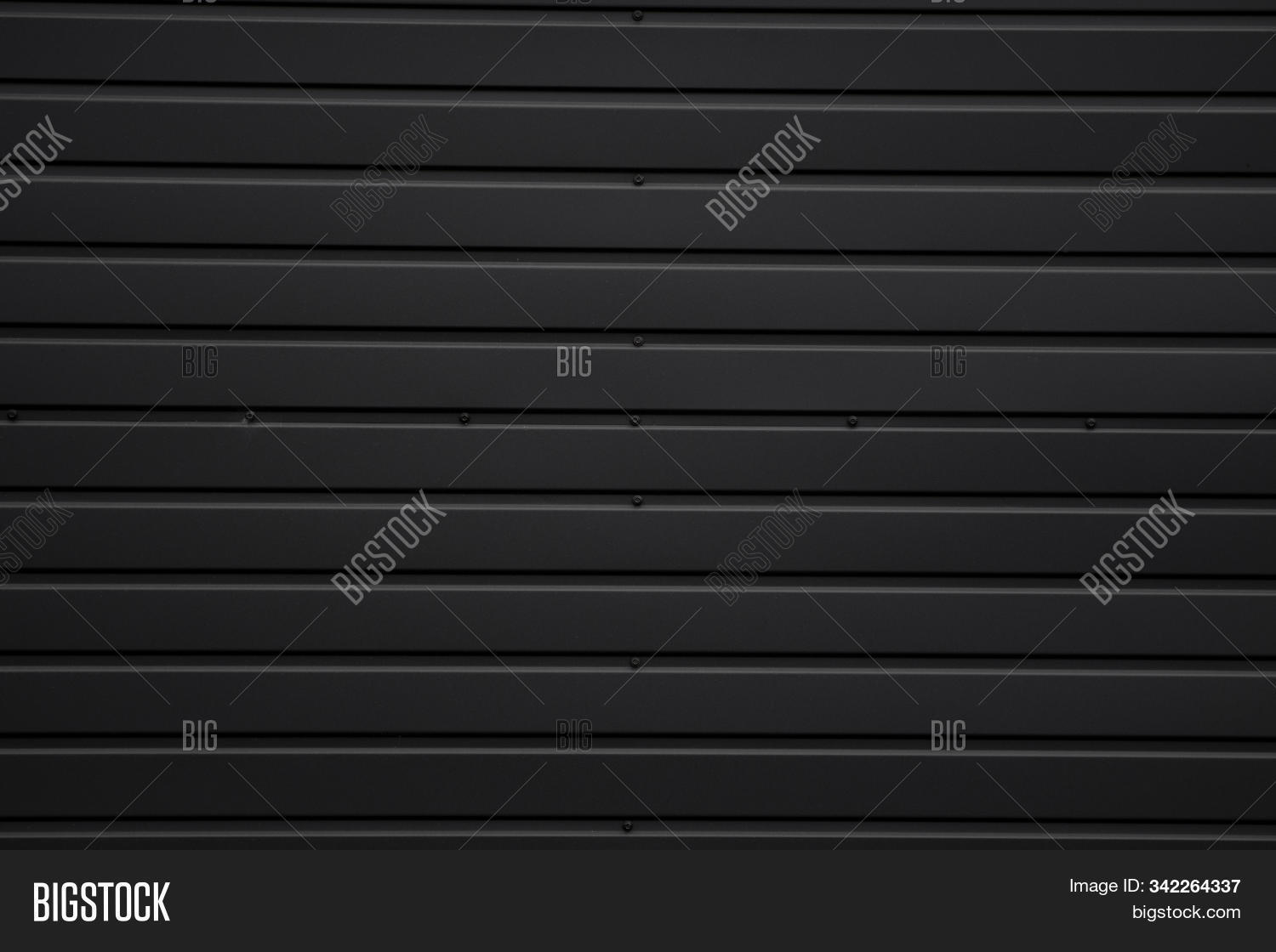 Black Corrugated Metal Image & Photo (Free Trial) | Bigstock