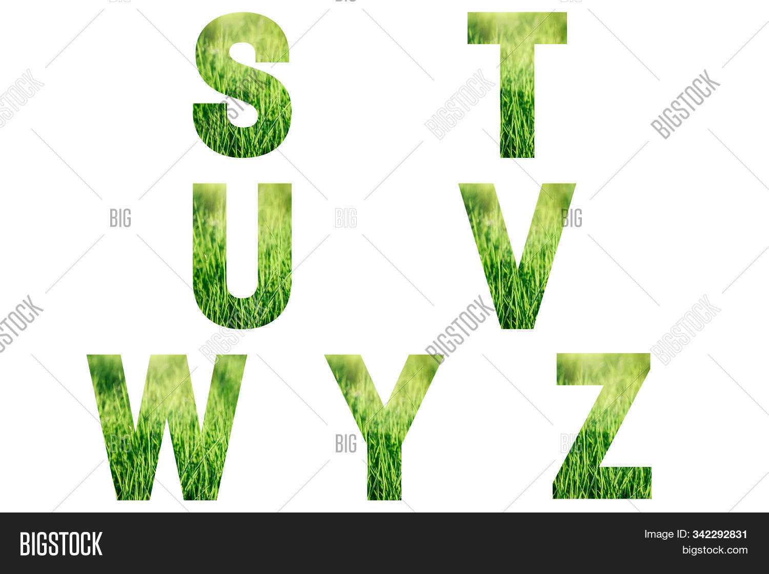 Green Font Alphabet S Image & Photo (Free Trial) | Bigstock
