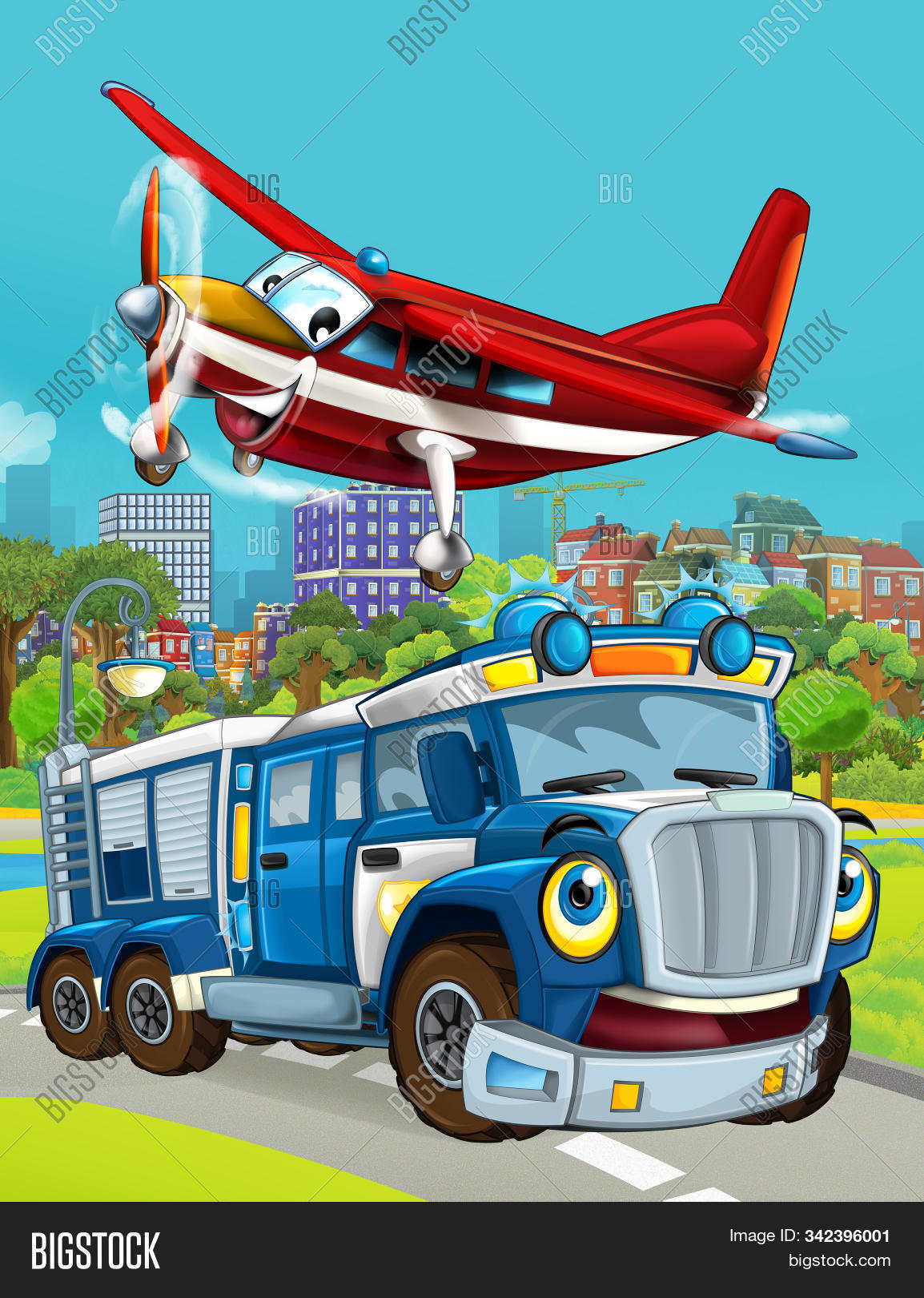 Cartoon Scene Police Image & Photo (Free Trial) | Bigstock