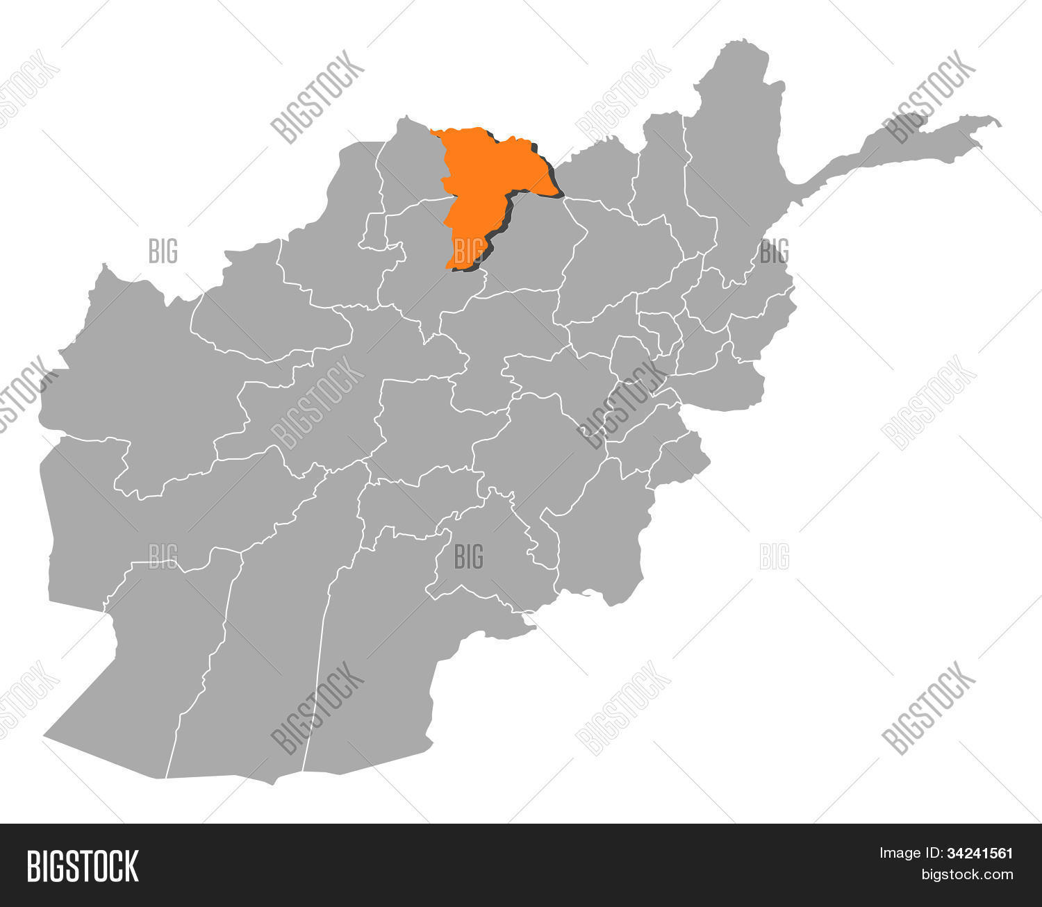 Map Afghanistan, Balkh Image & Photo (Free Trial) | Bigstock