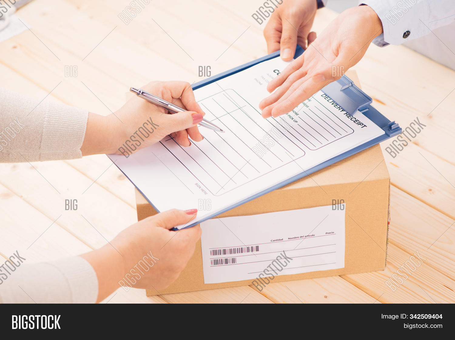 Woman Customer Signing Image & Photo (Free Trial) | Bigstock