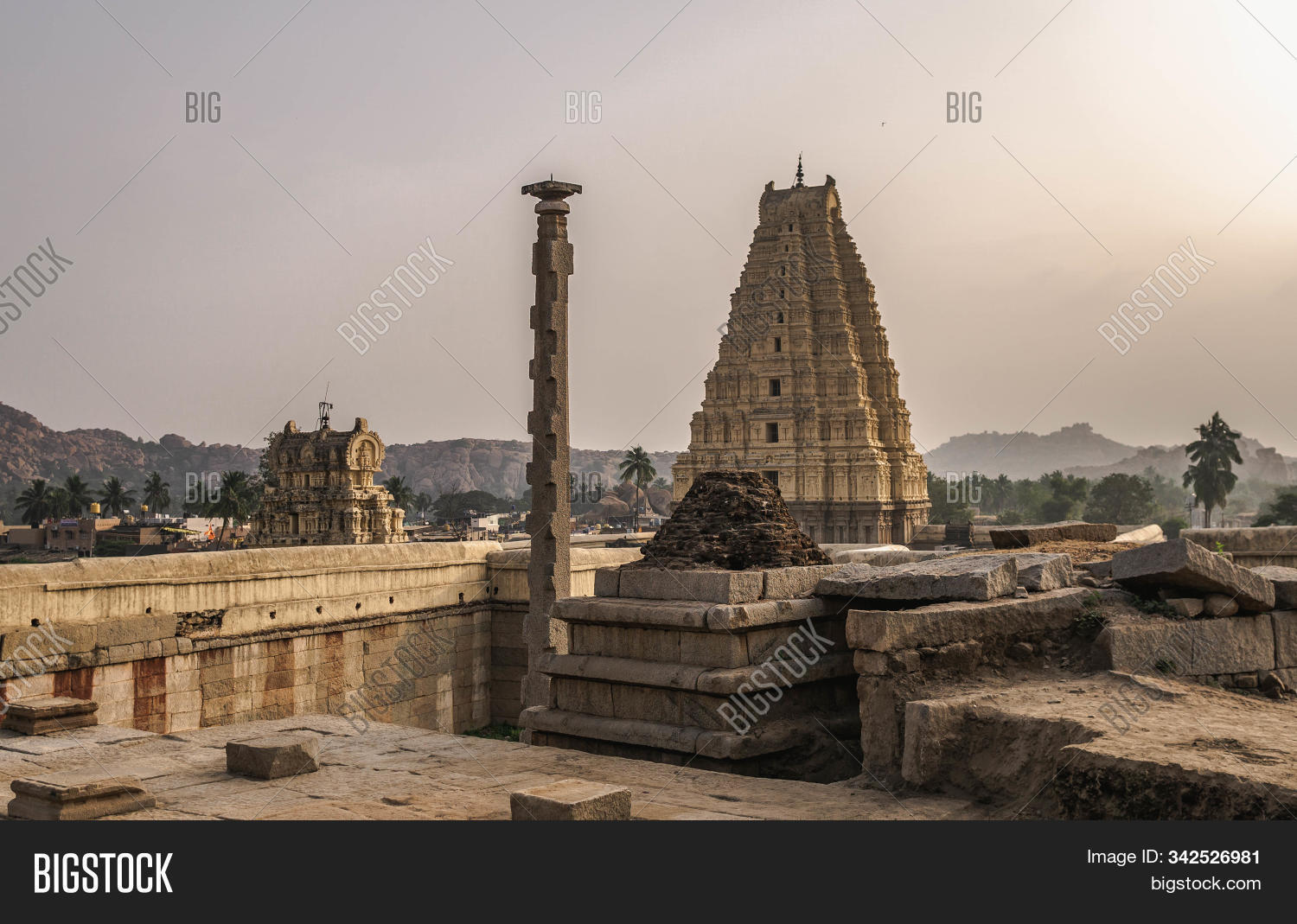Vijayanagara Ruins Image & Photo (Free Trial) | Bigstock