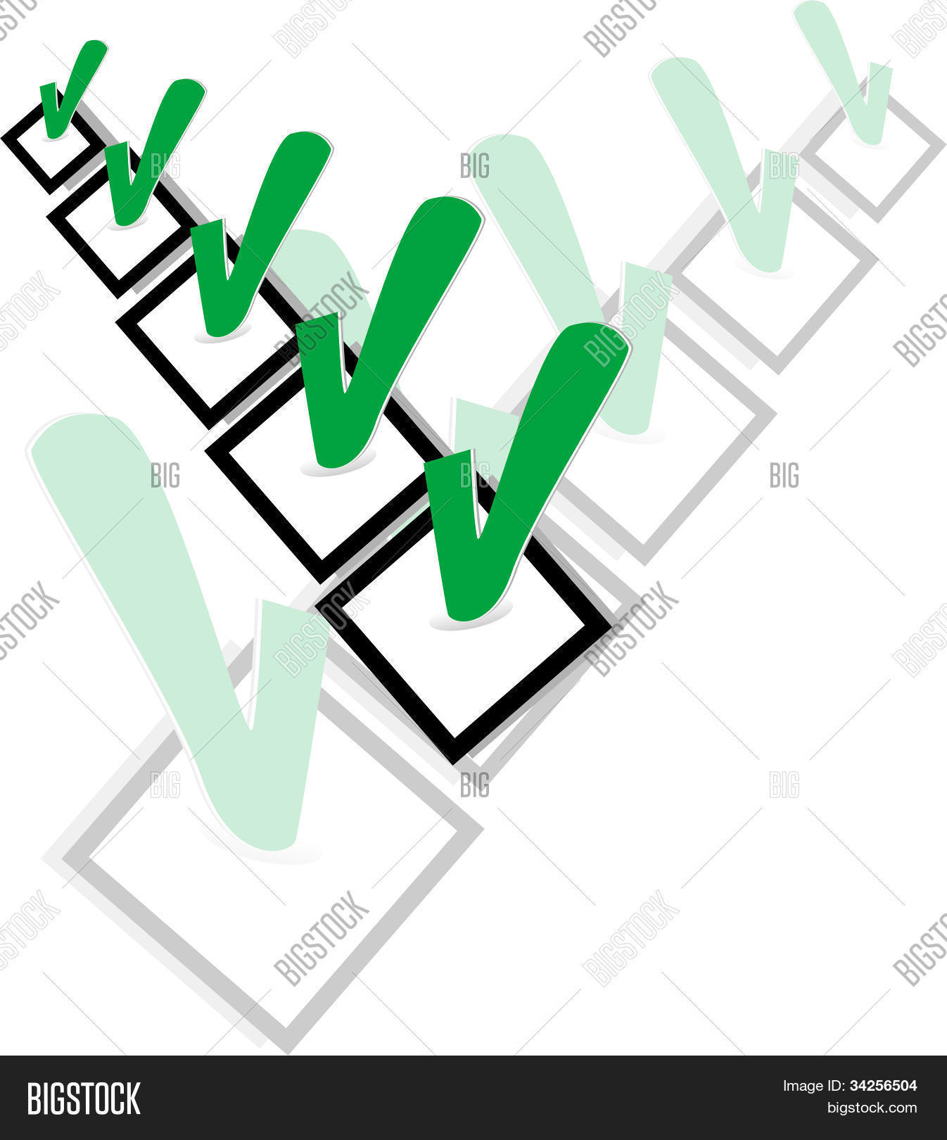 Check List Symbol Ok Vector & Photo (Free Trial) | Bigstock