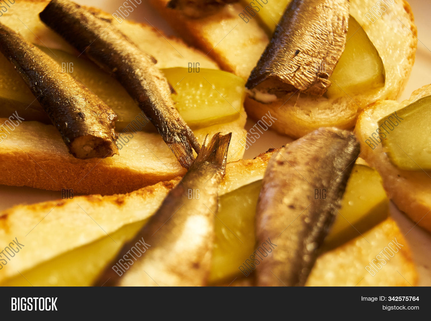 Sandwiches Sprats. Image & Photo (Free Trial) | Bigstock