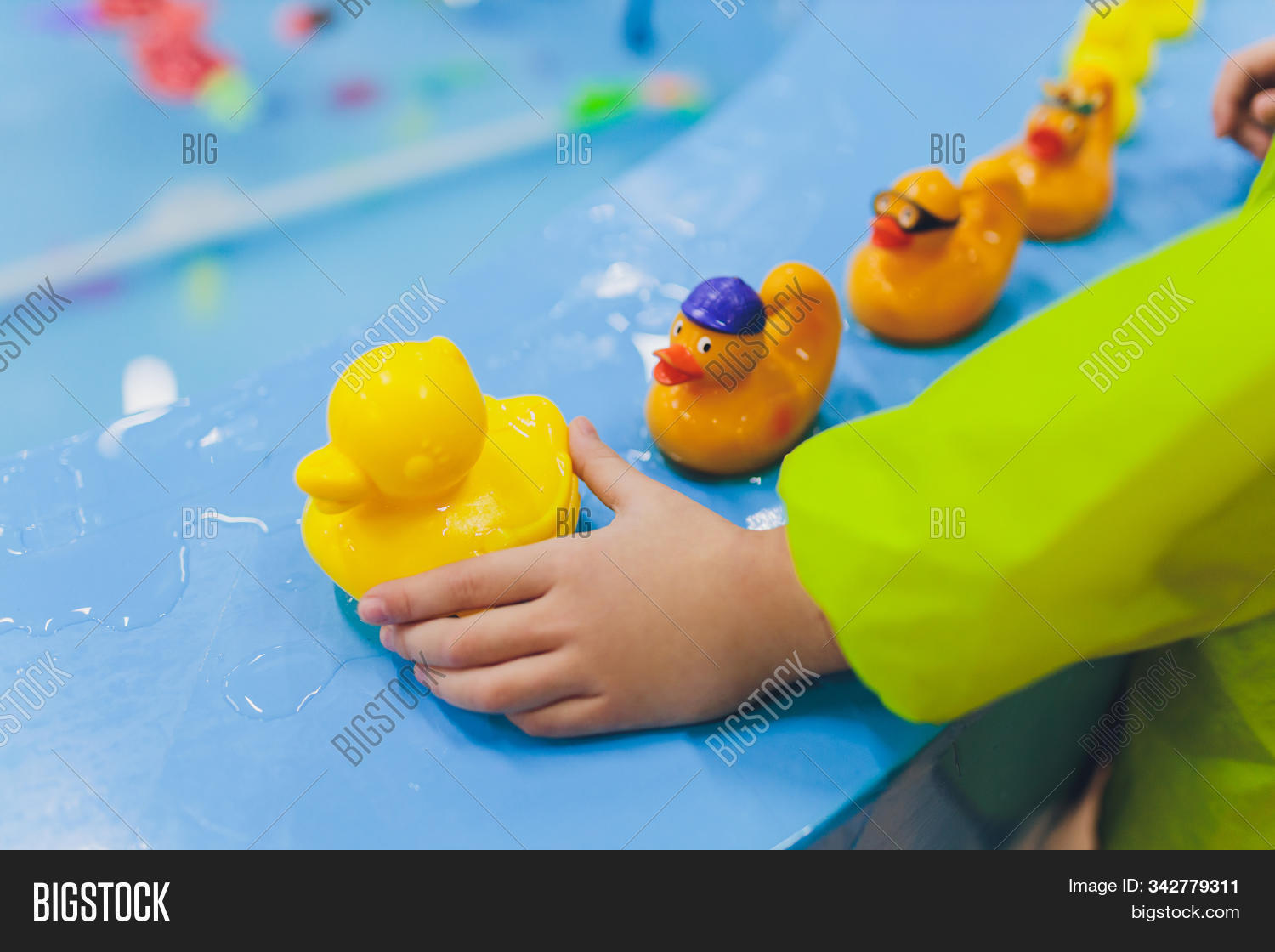 Fishing Paddling Pool Image & Photo (Free Trial) | Bigstock