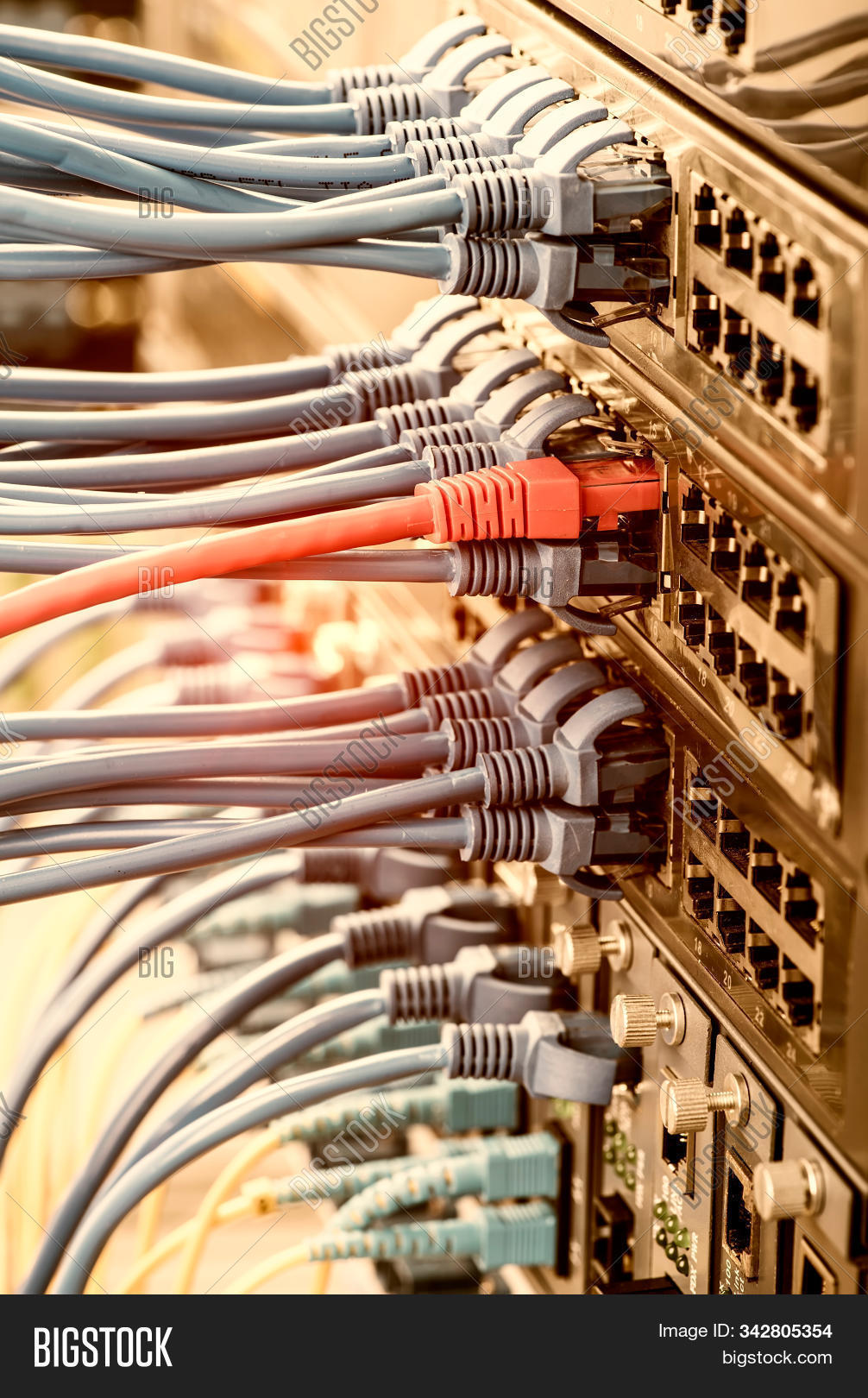 Server Rack Blue Red Image & Photo (Free Trial) | Bigstock