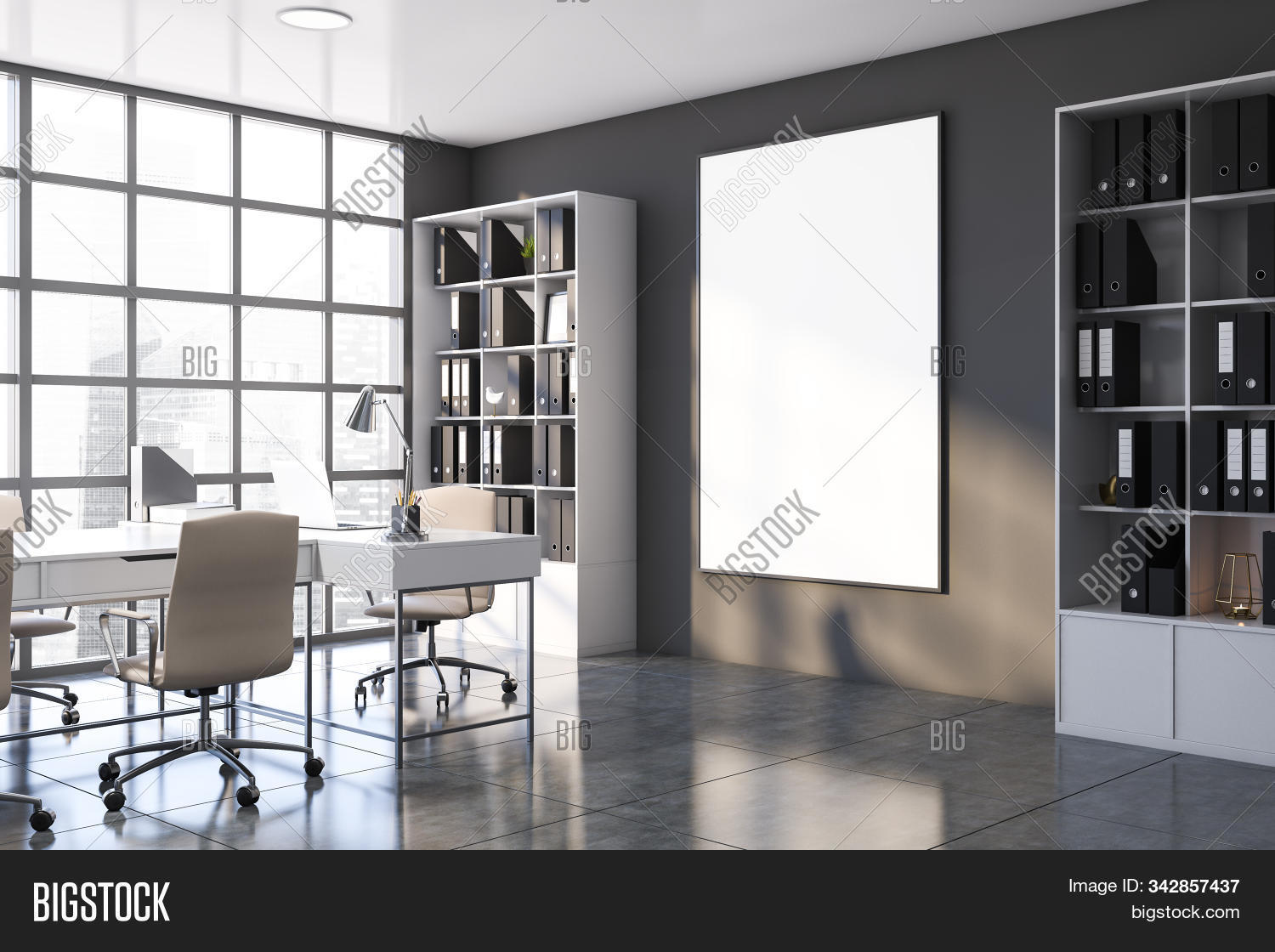 Corner Ceo Office Grey Image & Photo (Free Trial) | Bigstock