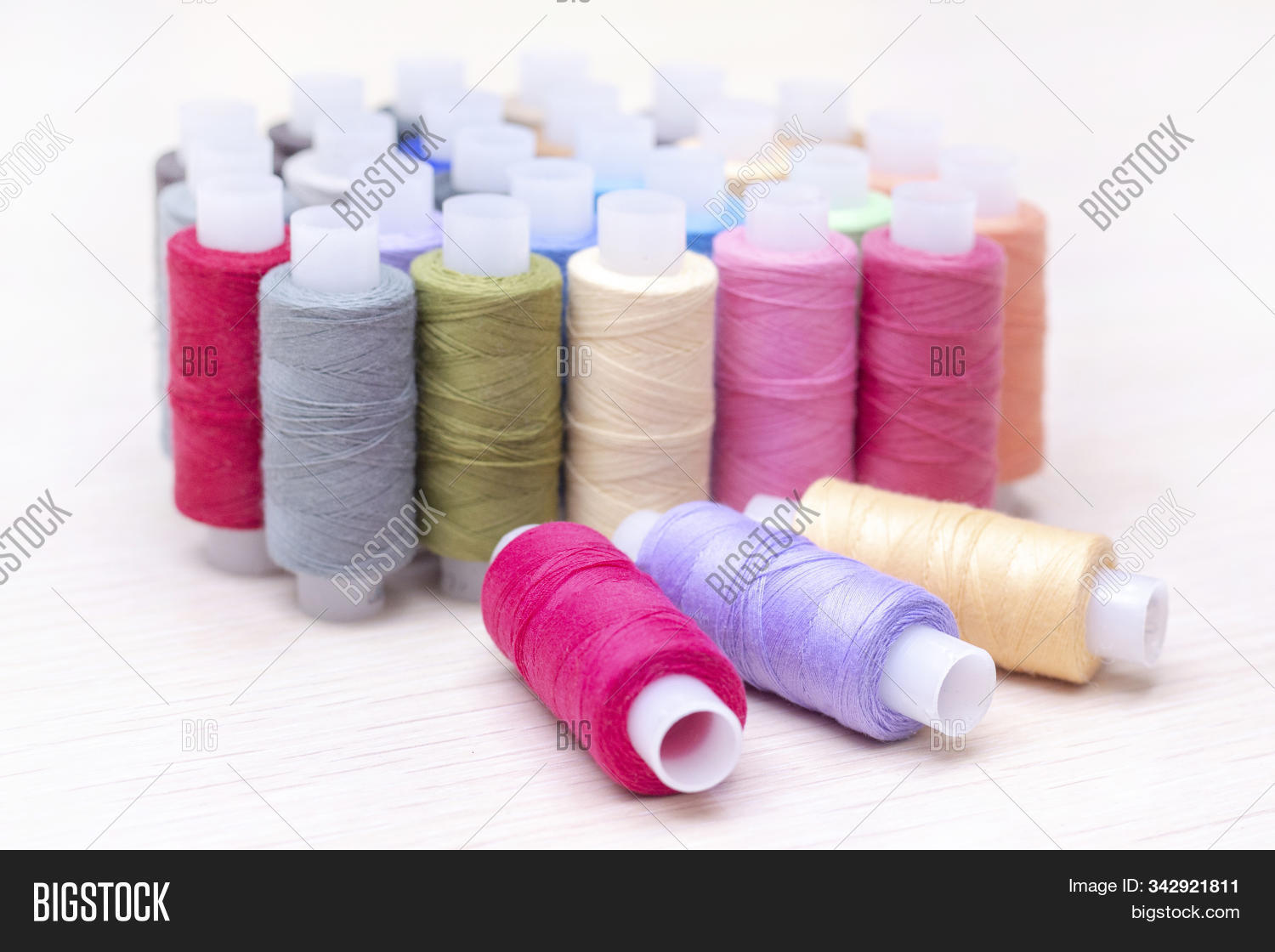 Threads On Spools Image & Photo (Free Trial) | Bigstock