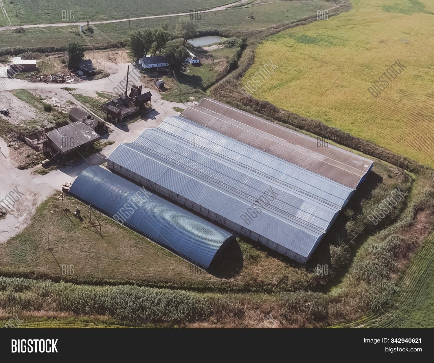 Top View Hangars. Image & Photo (Free Trial) | Bigstock