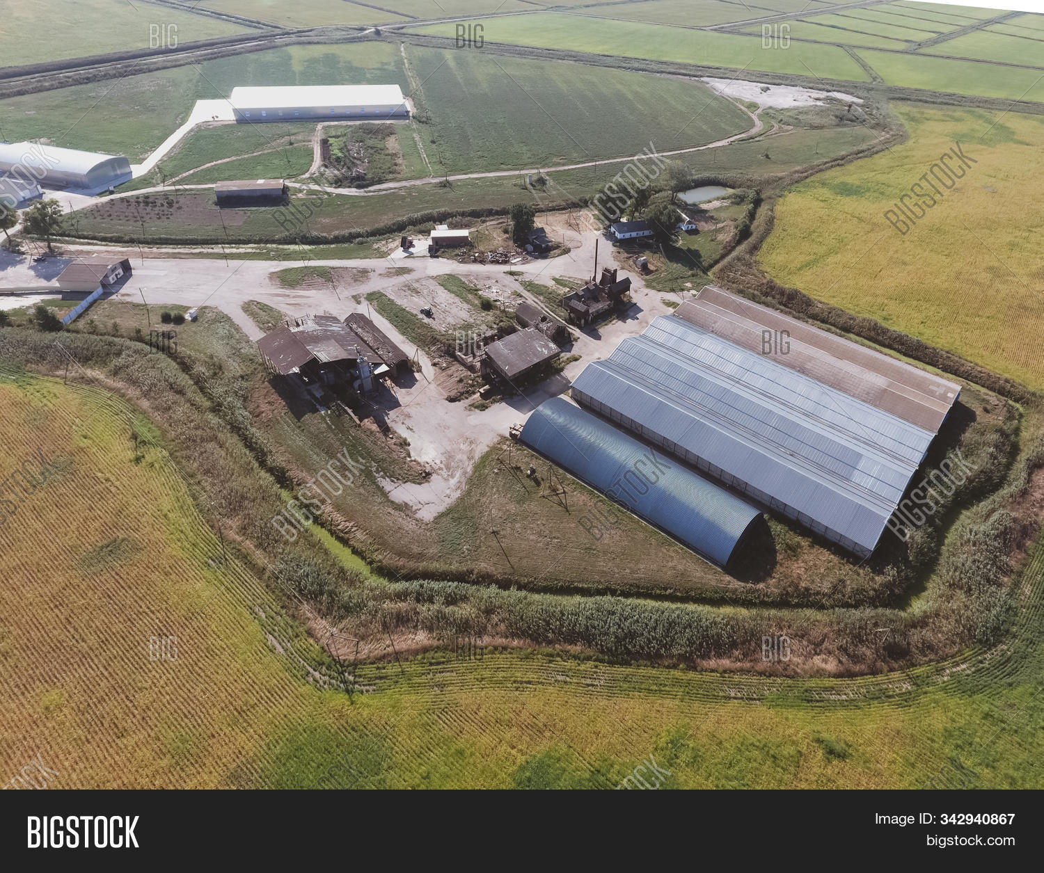 Top View Hangars. Image & Photo (Free Trial) | Bigstock