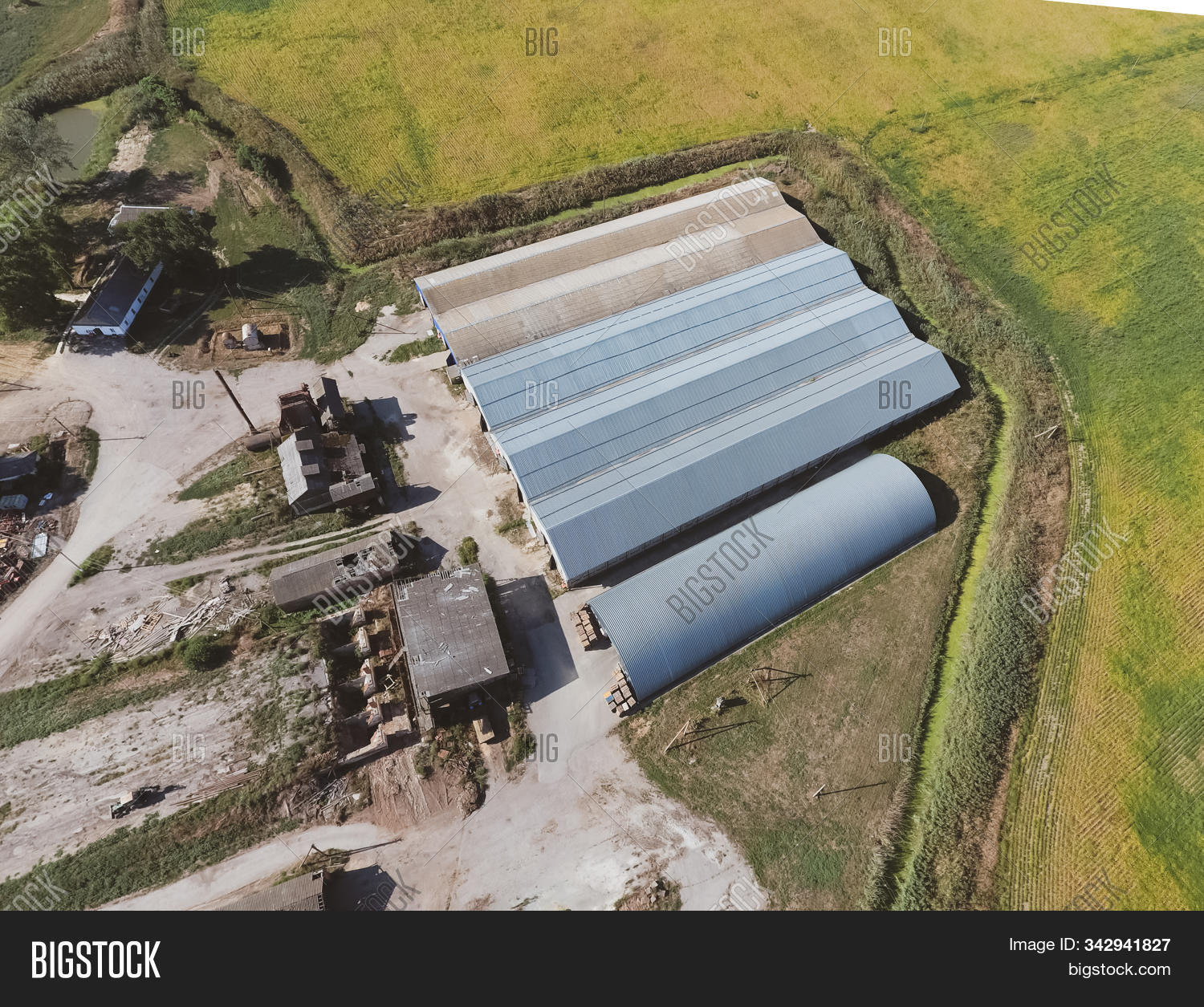 Top View Hangars. Image & Photo (Free Trial) | Bigstock