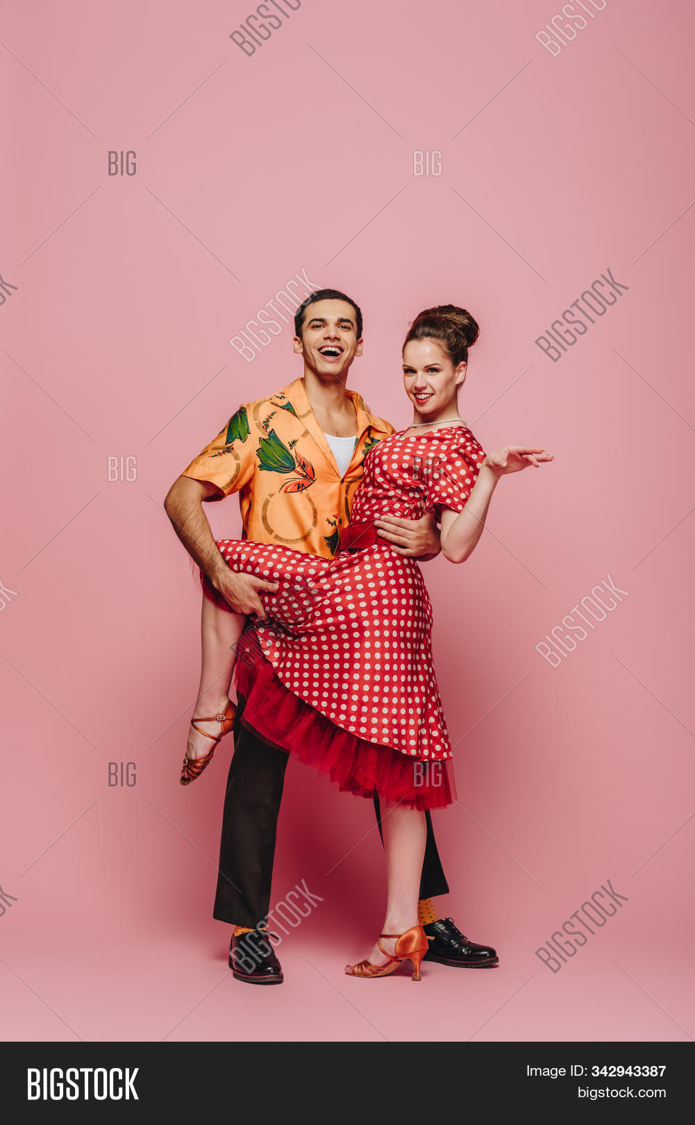 Smiling Dancer Hugging Image & Photo (Free Trial) | Bigstock