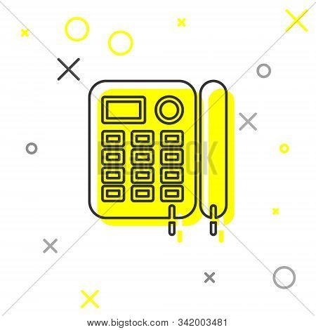 Grey Line Telephone Vector & Photo (Free Trial) | Bigstock