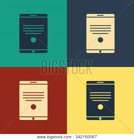 Color Tablet Icon Vector & Photo (Free Trial) | Bigstock