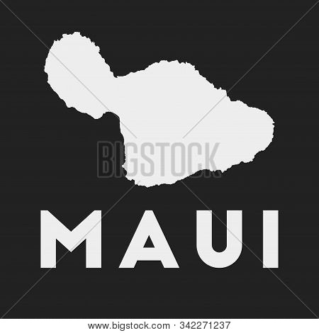 Maui Icon. Island Map Vector & Photo (Free Trial) | Bigstock