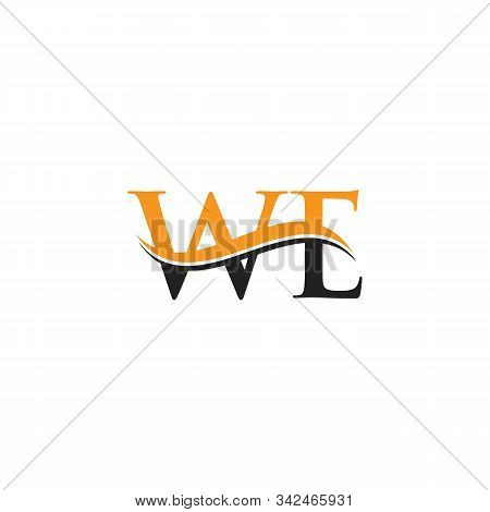 Initial We Letter Vector & Photo (Free Trial) | Bigstock