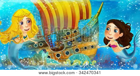 Cartoon Ocean Scene Image & Photo (Free Trial) | Bigstock