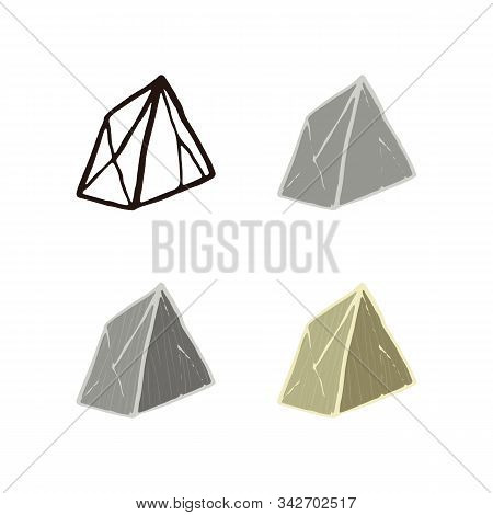 Stone Set Pyramid Vector & Photo (Free Trial) | Bigstock