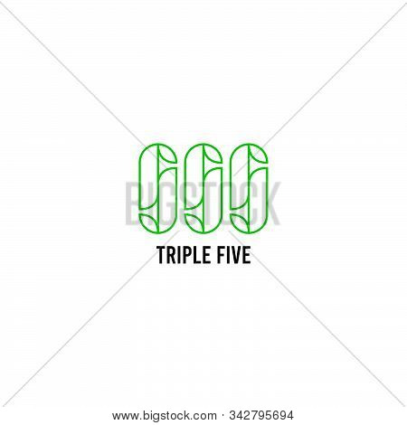 Triple Five Number Vector & Photo (Free Trial) | Bigstock