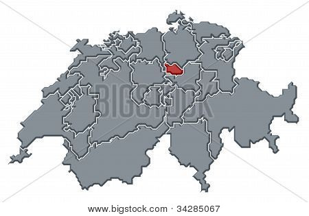 Map Swizerland, Zug Image & Photo (Free Trial) | Bigstock