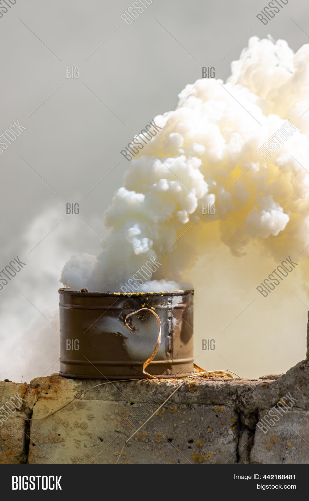 Fuming Smoke Grenade Image & Photo (Free Trial) | Bigstock