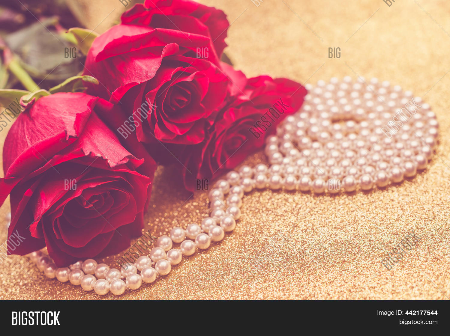 Red Rose Pearl Image & Photo (Free Trial) | Bigstock