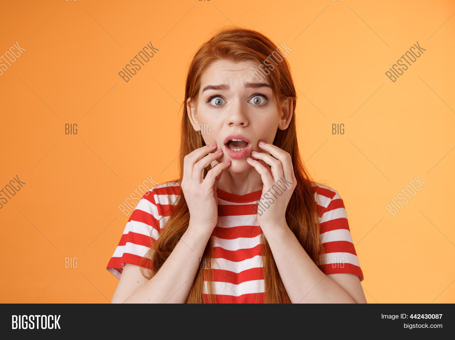 Scared Shocked Redhead Image & Photo (Free Trial) | Bigstock