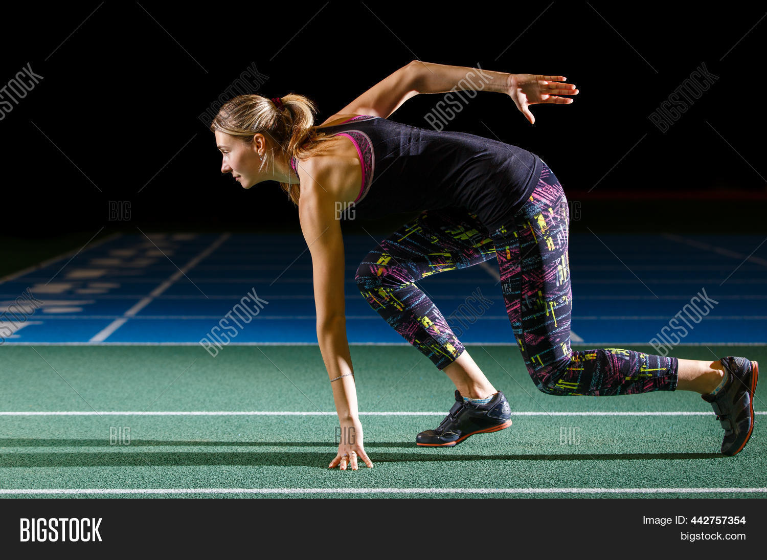 Young Female Long Jump Image & Photo (Free Trial) | Bigstock