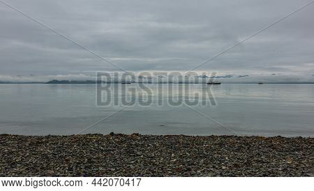 Ships Sail On Smooth Image & Photo (Free Trial) | Bigstock