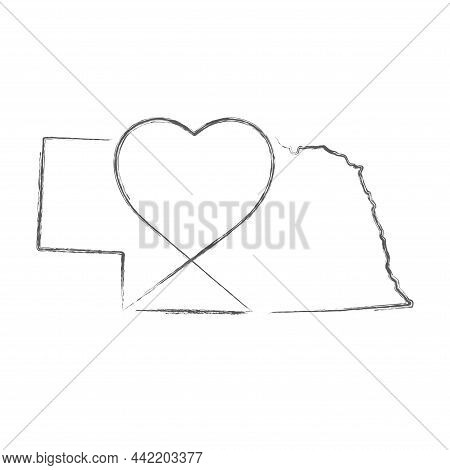 Nebraska Us State Vector & Photo (Free Trial) | Bigstock