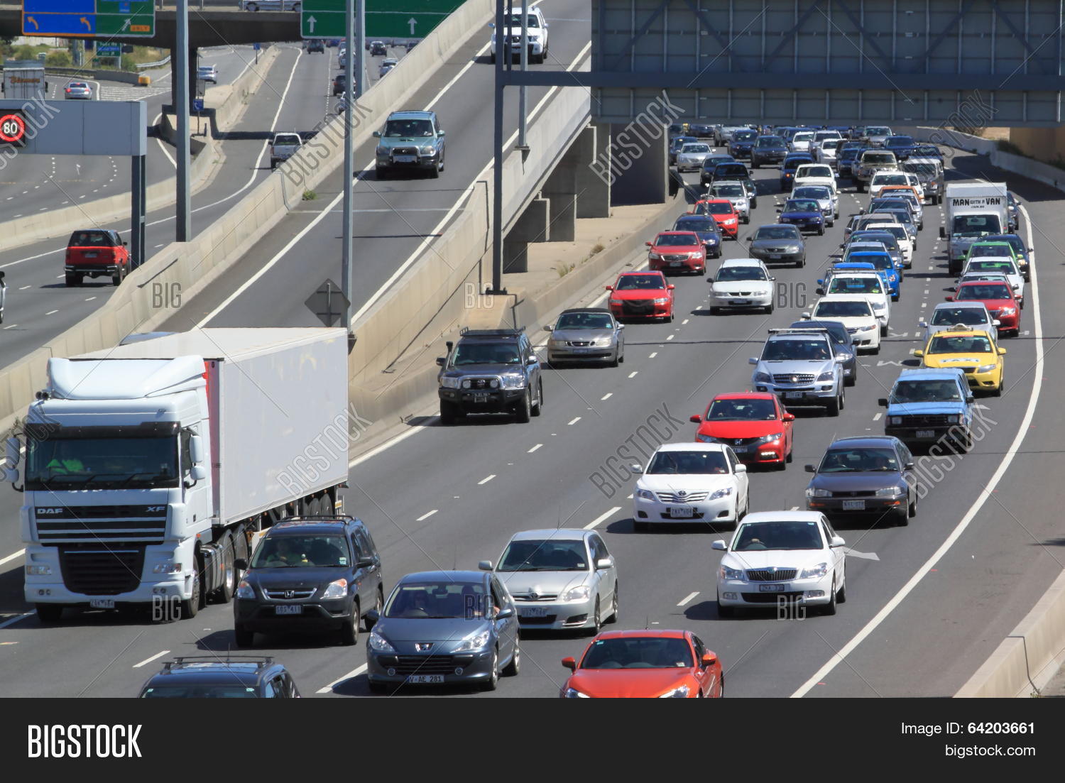 Melbourne Traffic Jam Image & Photo (Free Trial) | Bigstock