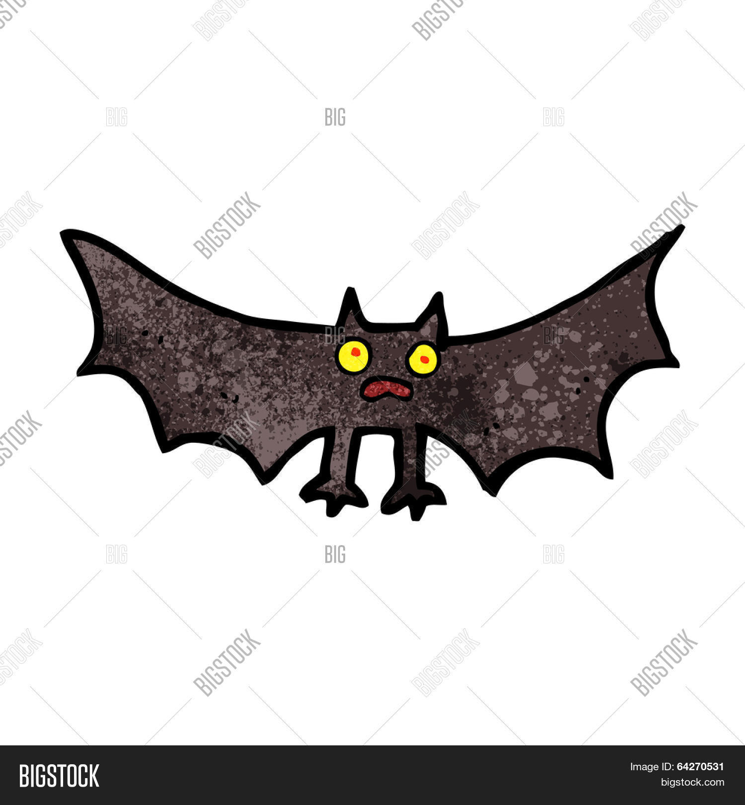 Cartoon Bat Vector & Photo (Free Trial) | Bigstock
