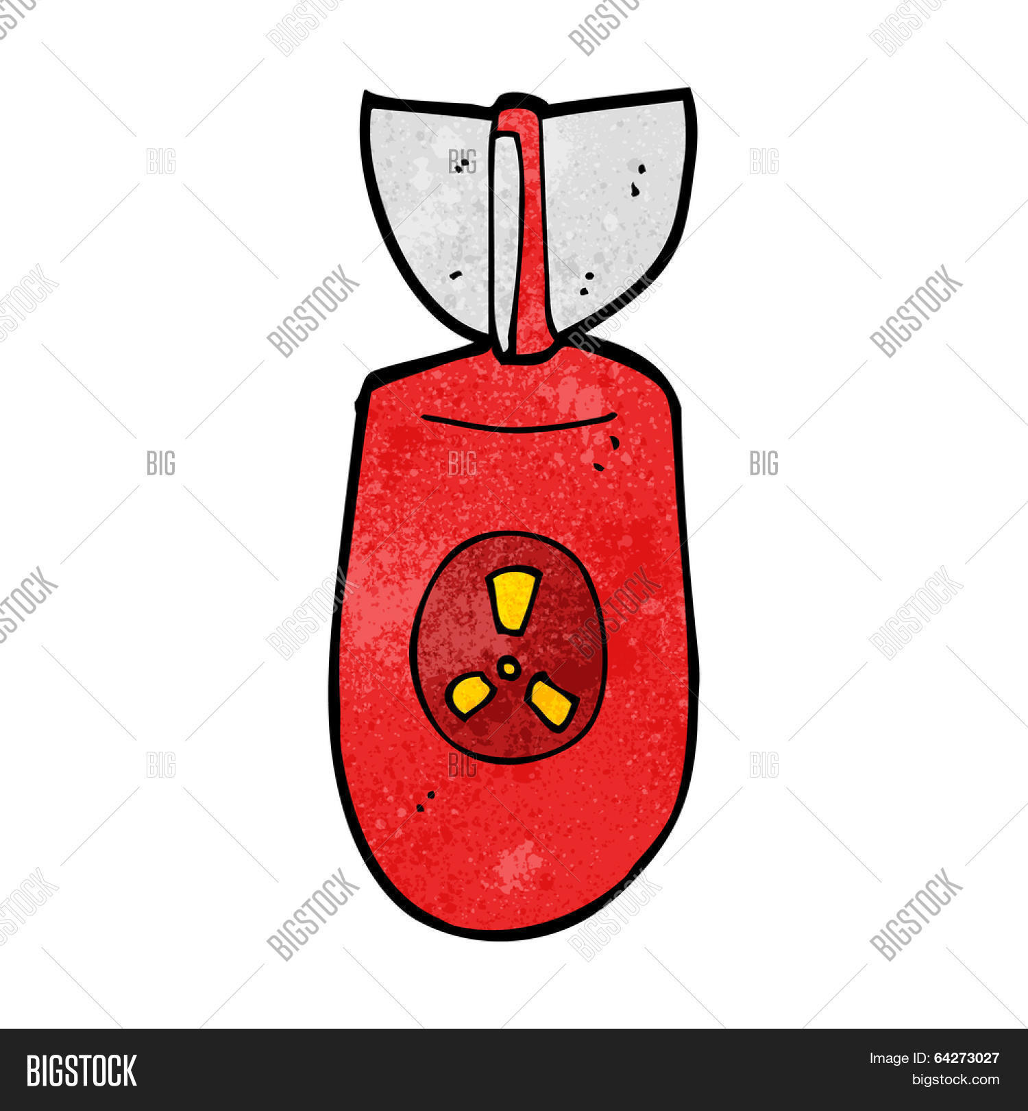 Cartoon Atom Bomb Vector & Photo (Free Trial) | Bigstock