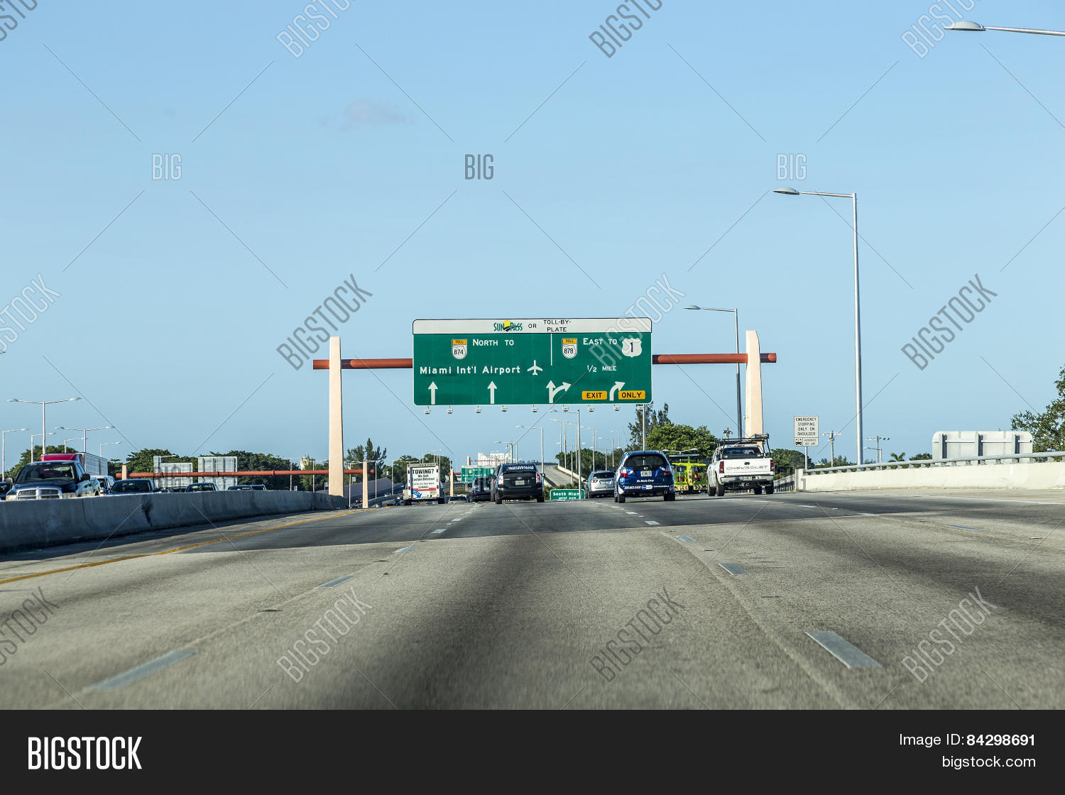 Driving Miami Highway Image & Photo (Free Trial) | Bigstock