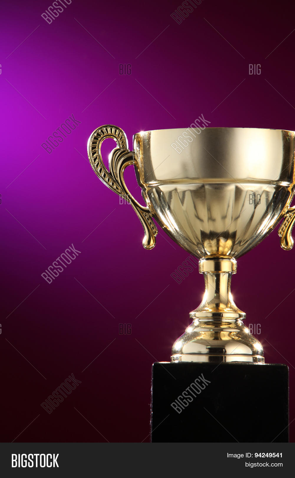 Golden Trophy On Image & Photo (Free Trial) | Bigstock