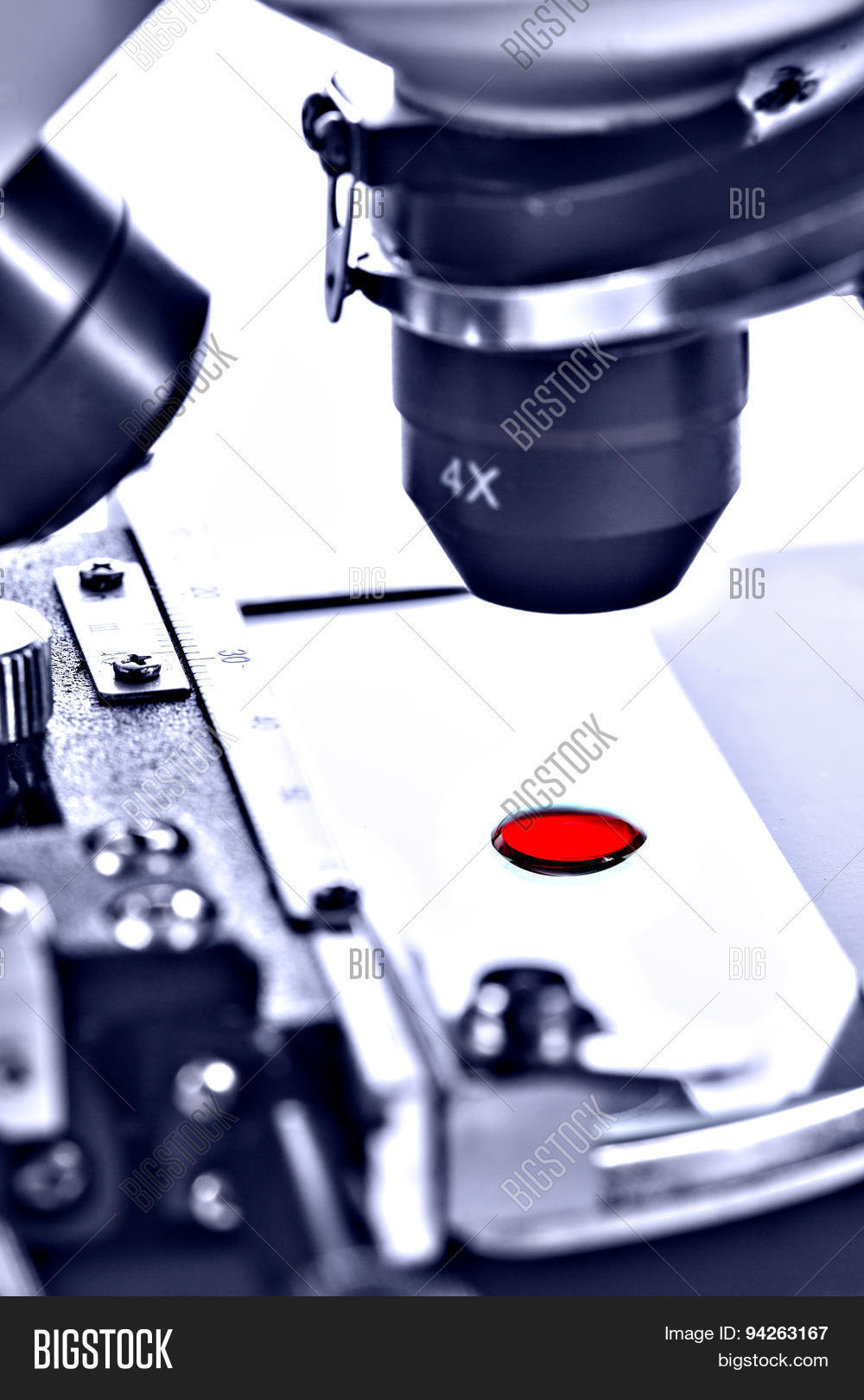 Blood Drop Sample On Image & Photo (Free Trial) | Bigstock
