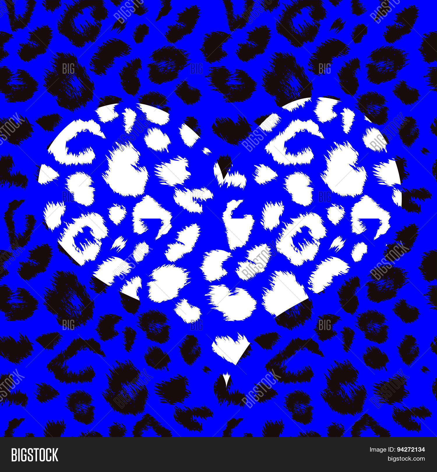 Heart Leopard Print Vector & Photo (Free Trial) | Bigstock